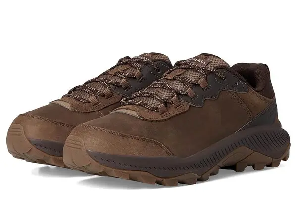 Merrell Speed Strike 2 Leather Lace-up Athletic Shoes - Brown