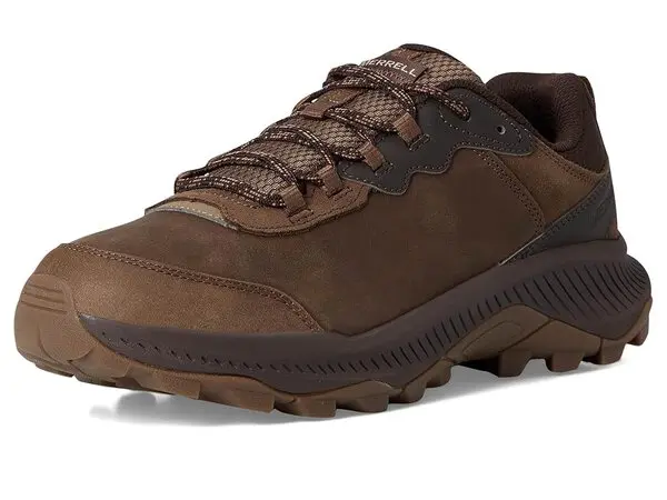Merrell Speed Strike 2 Leather Lace-up Athletic Shoes - Brown