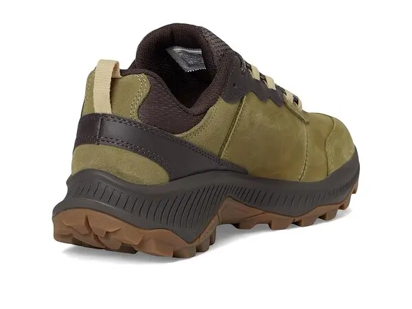Merrell Speed Strike 2 Leather Lace-up Athletic Shoes - Olive