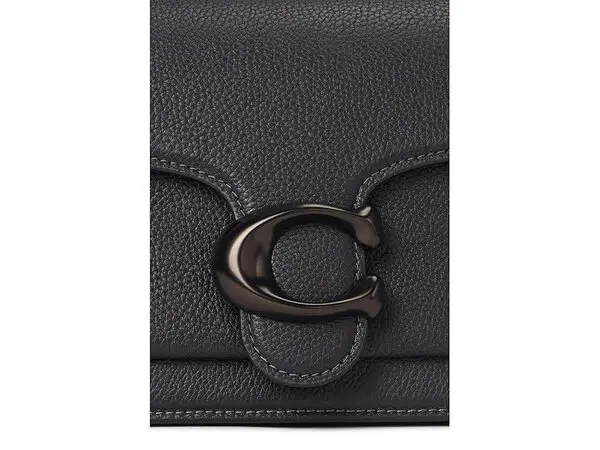 COACH Polished Pebble Leather Tabby Shoulder Bag 26 - Black