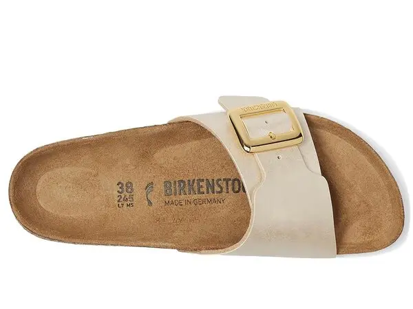 BIRKENSTOCK Catalina Luxe Buckle Graceful Sandals - Bone