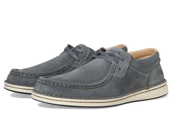 BIRKENSTOCK Pasadena Suede Lace-up Casual Boots - Basalt Gray