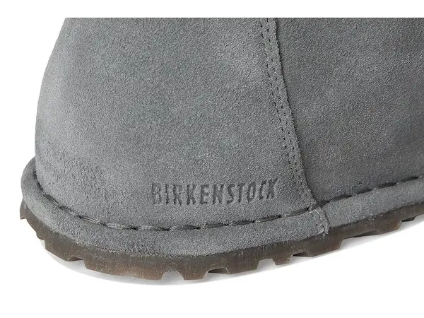 BIRKENSTOCK Utti Lace Up Suede Casual Shoes - Gray