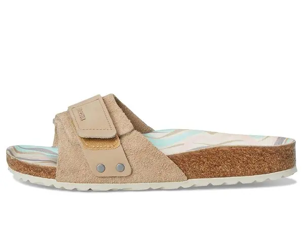 BIRKENSTOCK Oita Printed Footbed Sandals - Brown