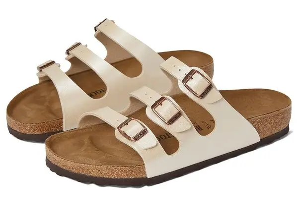 BIRKENSTOCK Graceful Birko-flor Strappy Sandals - Bone