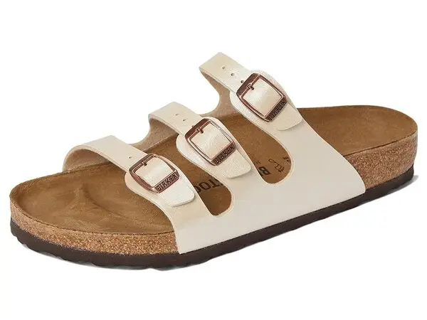 BIRKENSTOCK Graceful Birko-flor Strappy Sandals - Bone