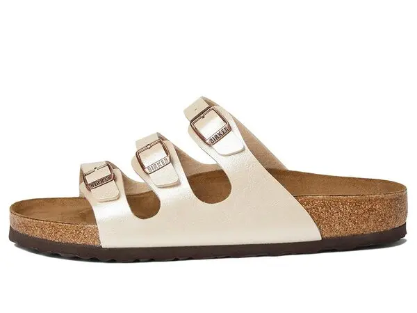 BIRKENSTOCK Graceful Birko-flor Strappy Sandals - Bone