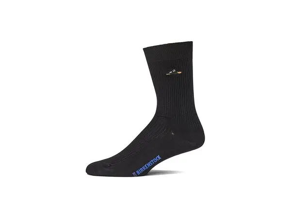 BIRKENSTOCK Cotton Ribbed Knee High Socks - Black
