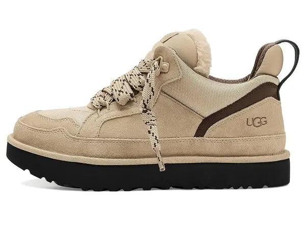 UGG Lowmel Lace-up Boots - Beige