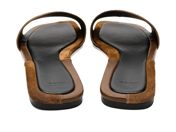 Vince Valeria Slide Sandals - Brown