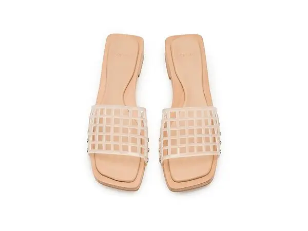 Vince Barbara Jelly Slide Sandals - Clear