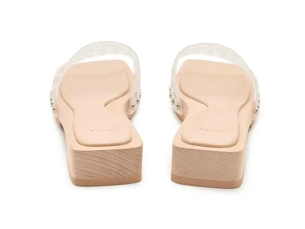 Vince Barbara Jelly Slide Sandals - Clear