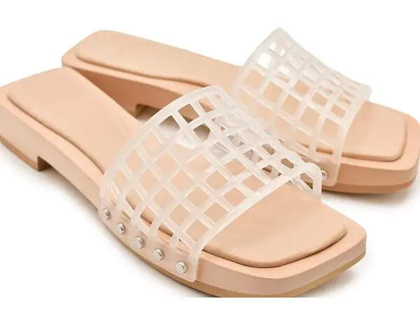 Vince Barbara Jelly Slide Sandals - Clear