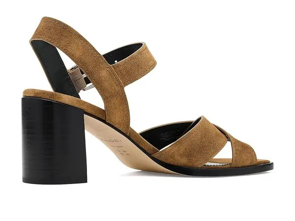 Vince Salma Strappy Block Heel Sandals - Tan