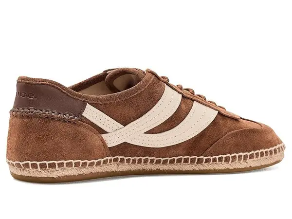Vince Oasis Espadrille Suede Lace-up Shoes - Tan
