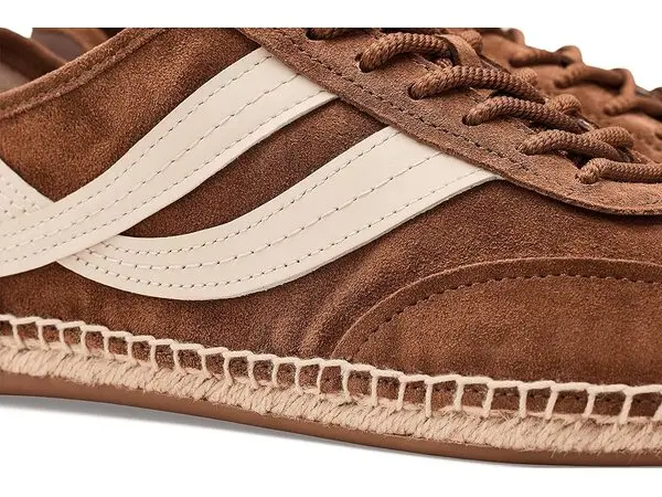 Vince Oasis Espadrille Suede Lace-up Shoes - Tan