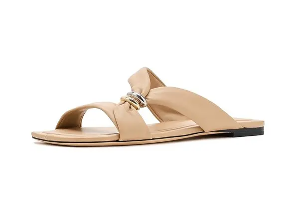 Vince Vilma Suede Slide Sandals With Metal Detail - Multi