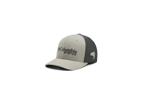 Columbia Pfg Logo Mesh Ball Cap - Olive