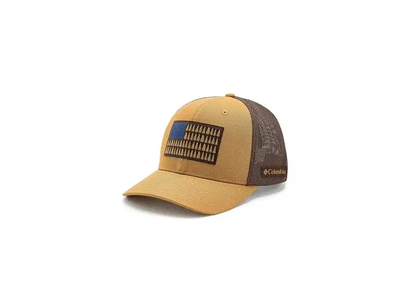 Columbia Tree Flag Mesh Ball Cap - Brown