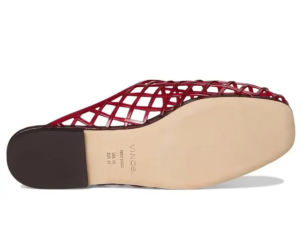 Vince Barcelona Jelly Mule/clog Shoes - Red