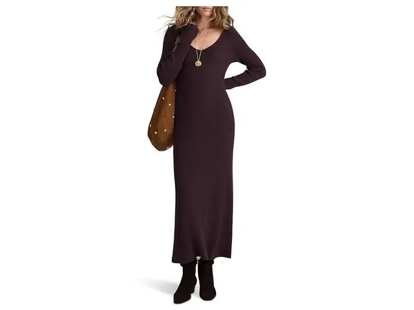 Madewell Nova Vneck Snowy Dress