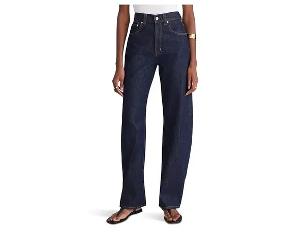 Madewell The Balloon Jean In Rinse Wash - Blue