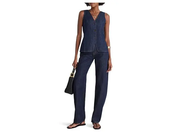 Madewell The Balloon Jean In Rinse Wash - Blue