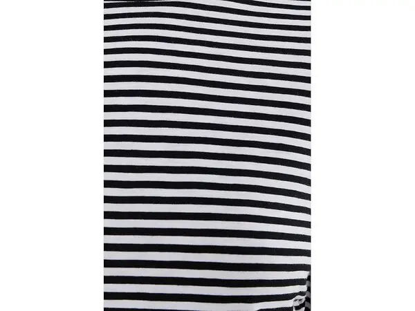 Madewell Side Ruched Slub Long Sleeve Stripe