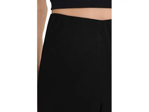 Vince High Waist Crepe Bias Pants - Black