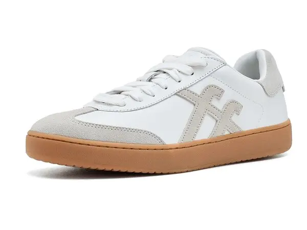 Fitflop The Dash Ff T-toe Leather Suede Trainers - Gray
