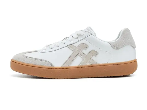Fitflop The Dash Ff T-toe Leather Suede Trainers - Gray
