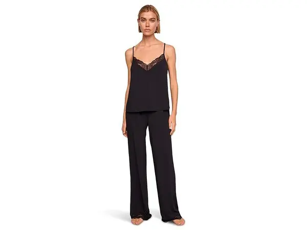 Eberjey Kari Tenceltm Modal Cami Pant Pj Set Pajama Sets - Black