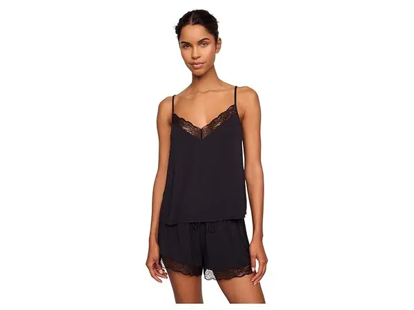 Eberjey Kari Tenceltm Modal Cami Shorts Pj Set Pajama Sets - Black