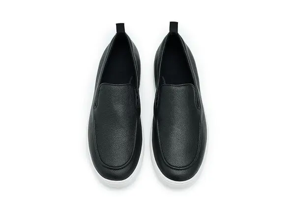 Fitflop Craft-q Tumbled Leather Moc Loafers - Black