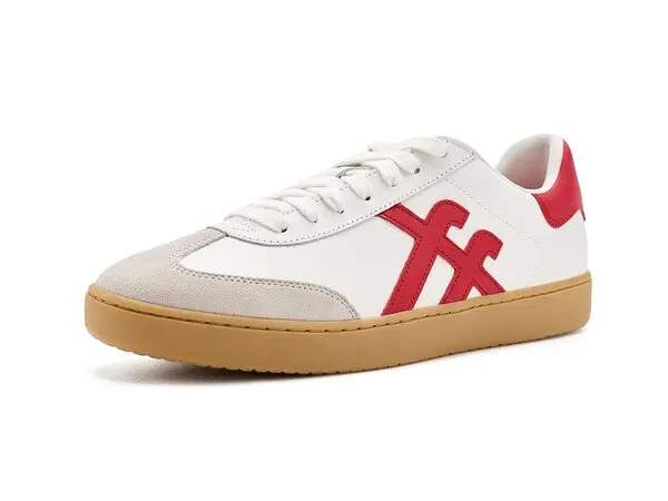 Fitflop The Dash T-toe Leather Sneakers - Red