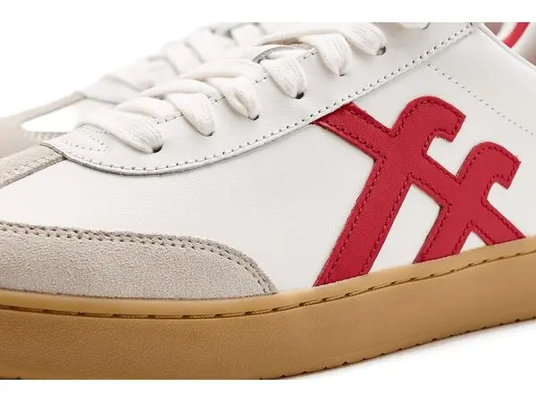 Fitflop The Dash T-toe Leather Sneakers - Red