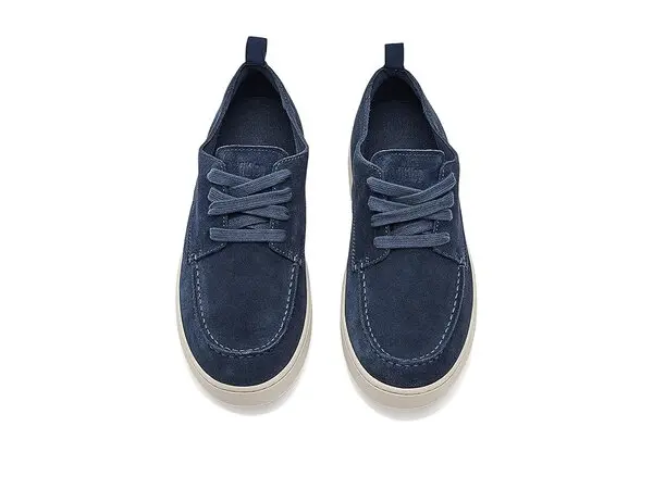 Fitflop Craft-q Suede Moc Derby Shoes - Navy