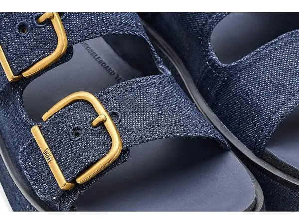 Fitflop Gen Ff Max Buckle Denim Back Strap Wedge Sandals
