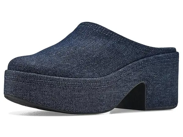 Fitflop Platform Denim Heeled Mules