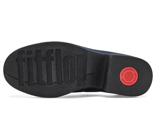 Fitflop Platform Denim Heeled Mules