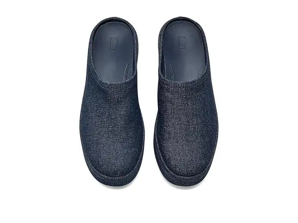 Fitflop Platform Denim Heeled Mules