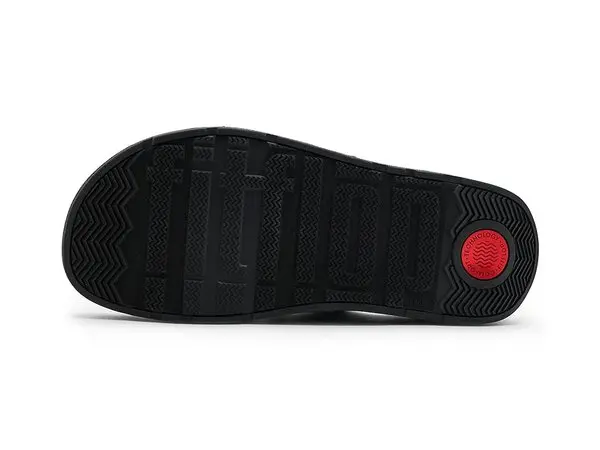 Fitflop Gen Ff Max Buckle Two Bar Denim Slides Wedge Sandals - Navy