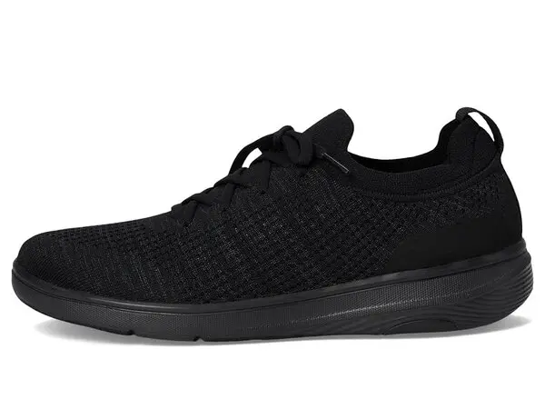 Fitflop Super-q Knit Slip-on Laced Sneakers - Black