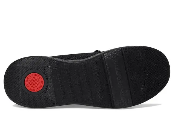 Fitflop Super-q Knit Slip-on Laced Sneakers - Black