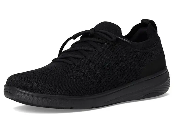 Fitflop Super-q Knit Slip-on Laced Sneakers - Black