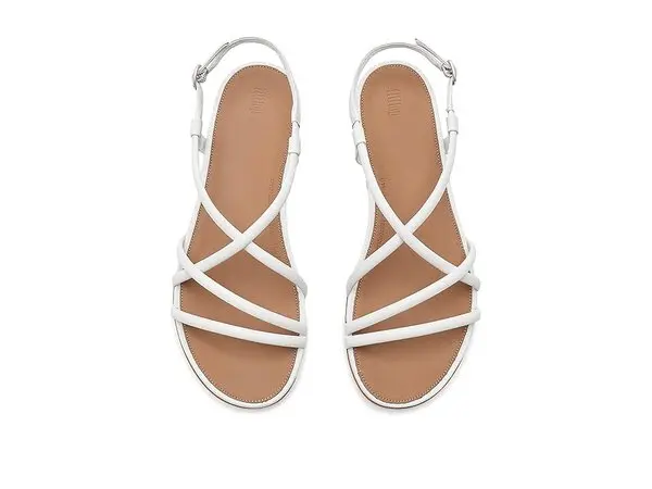 Fitflop Gracie Leather Strappy Wedge Sandals - Pink