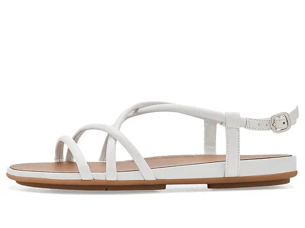 Fitflop Gracie Leather Strappy Wedge Sandals - Pink