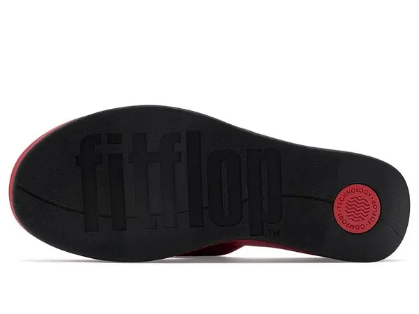 Fitflop Wedge Toe-post Sandals - Red