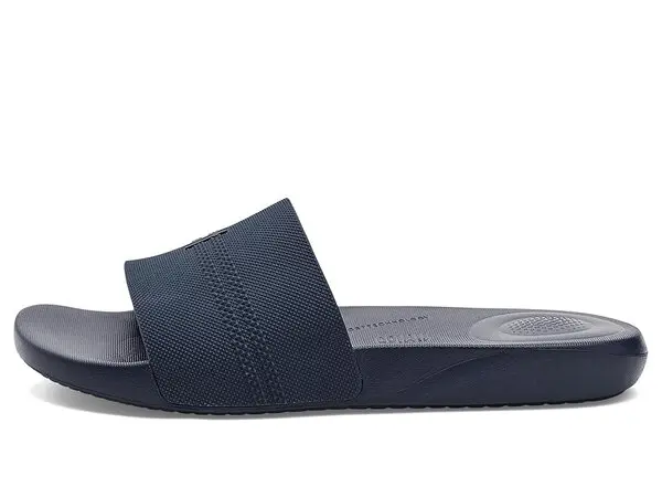 Fitflop Iqushion Pool Slides Wedge Shoes - Navy