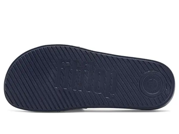 Fitflop Iqushion Pool Slides Wedge Shoes - Navy